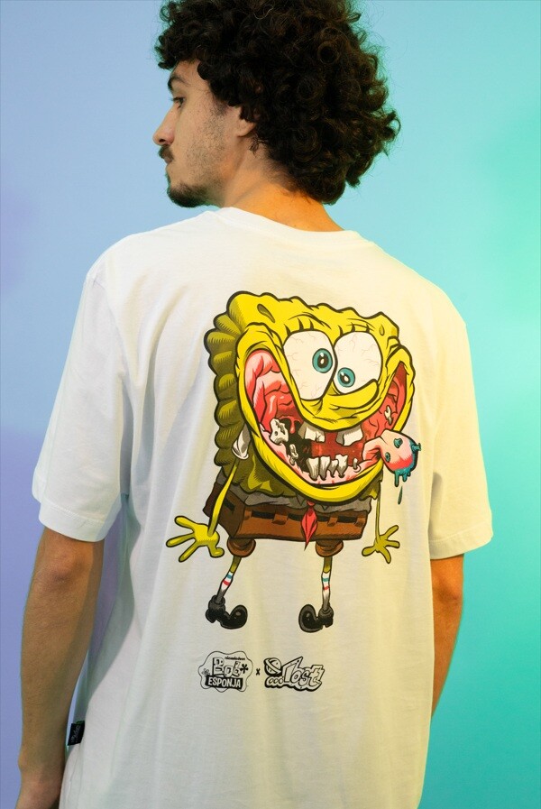 Camiseta Lost 22623019 Bob Esponja Krustpants - Branco - Deepipe - A ...