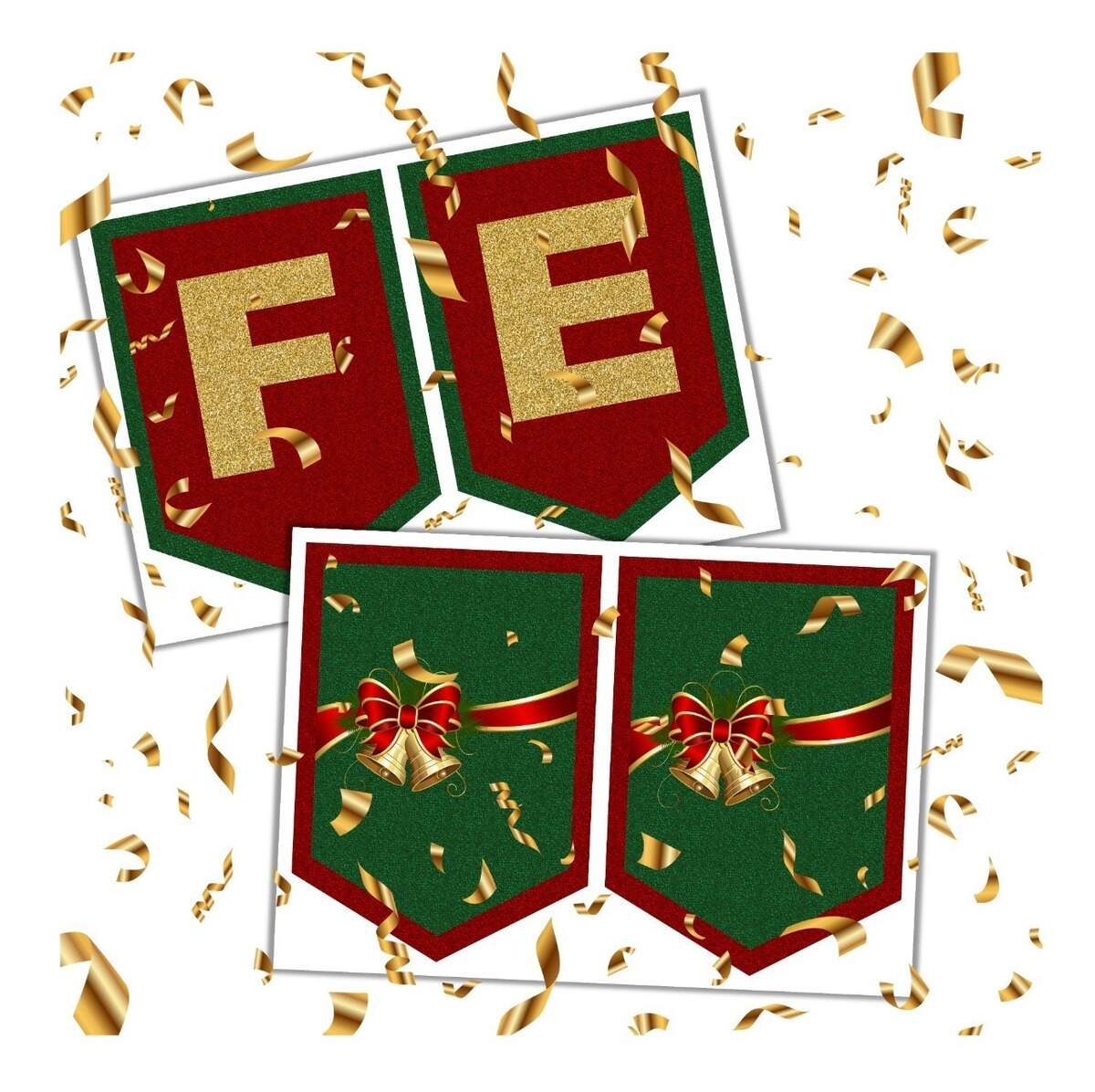 Banner Imprimible De Feliz Navidad Vectores & Gráficos De Feliz