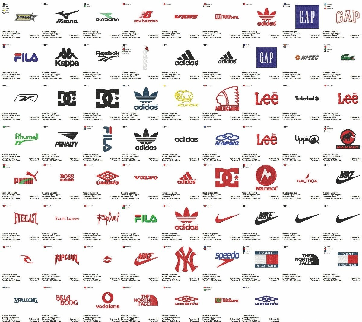 Logotipos E Marcas De Roupas Populares 20+ Logotipos De Marcas Famosas