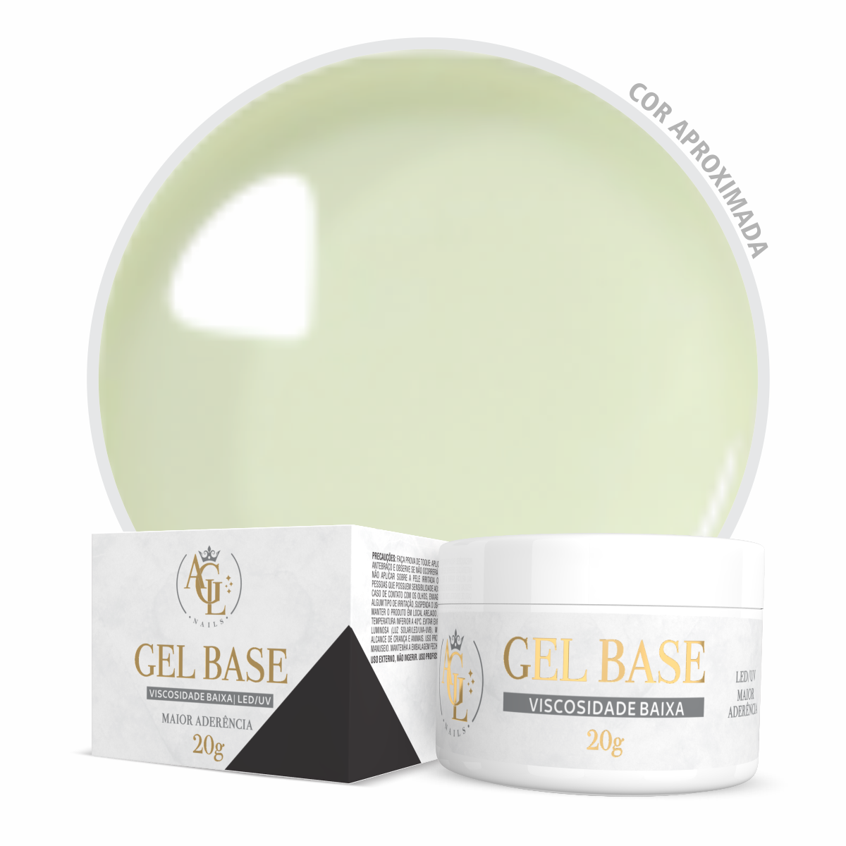 AGL Gel Base Baixa Viscosidade 20g - AGL Nails