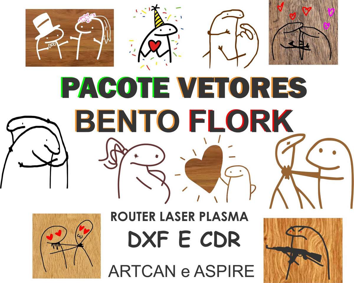 Flork Vetor Cnc Laser Router Plasma Mdf Acrílico - Digital