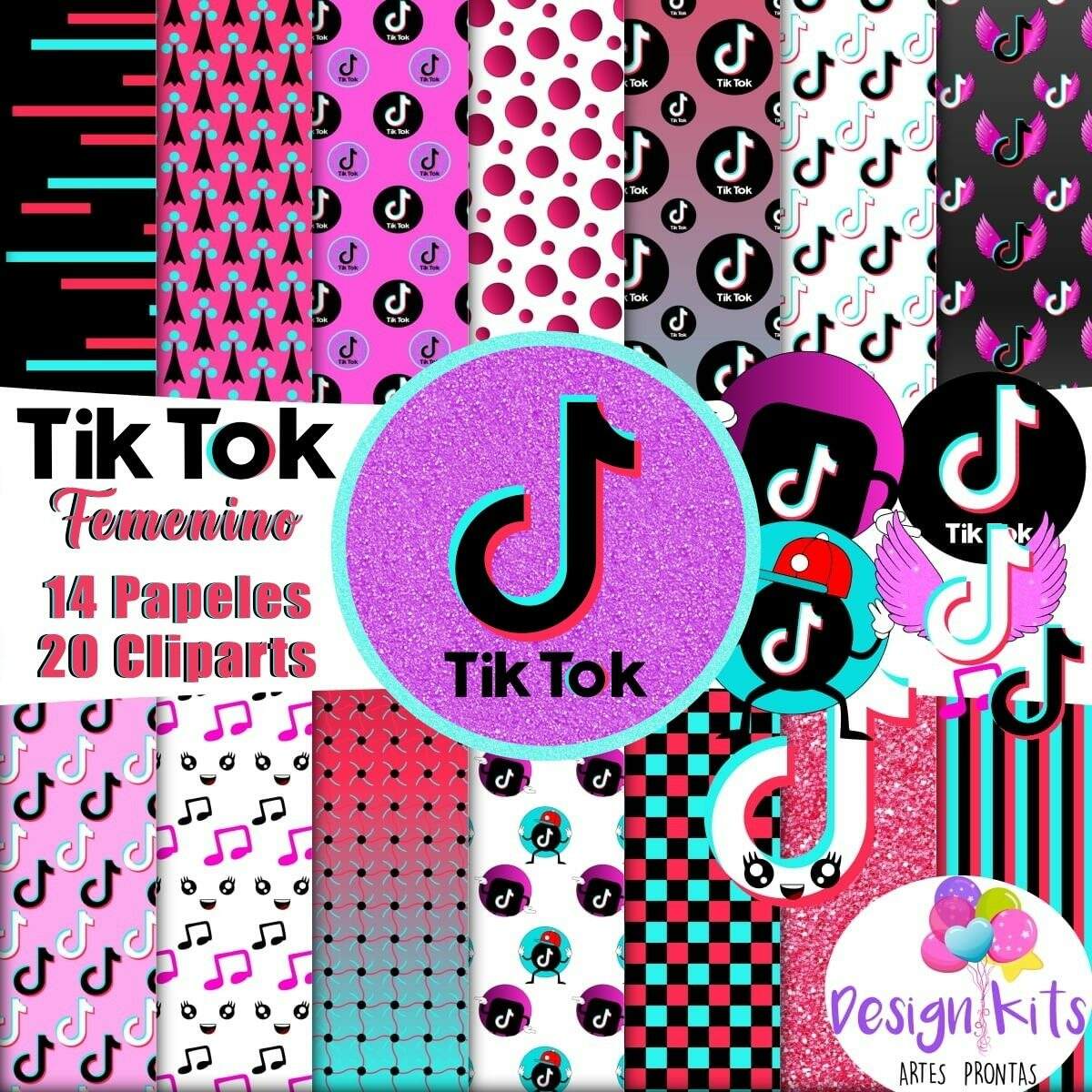 Kit Digital Tik Tok Niña