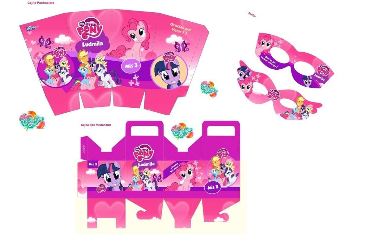 Kit Imprimible Candy Bar My Little Pony El Mas Completo