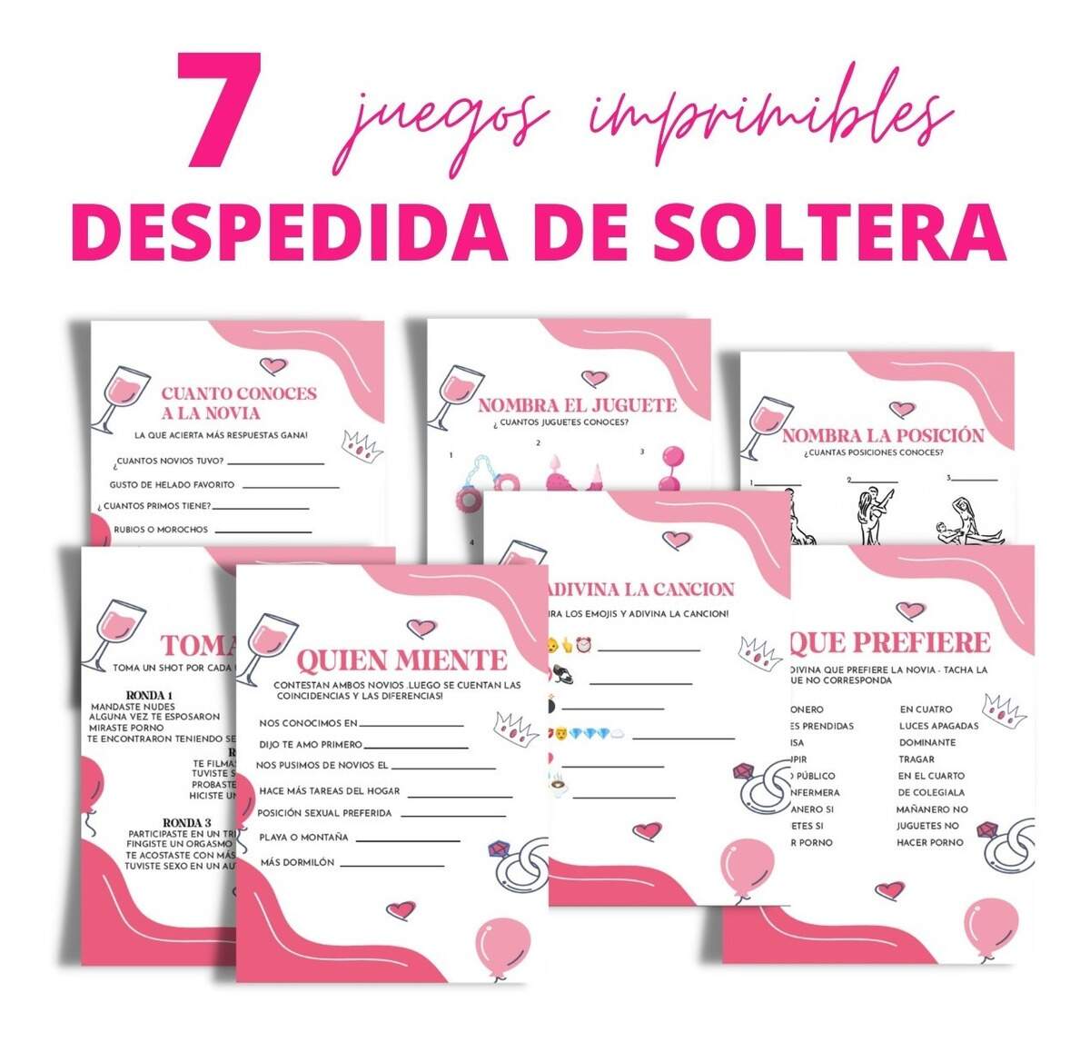 Juegos De Despedida De Soltera Para Imprimir Con Respuestas Sopa De