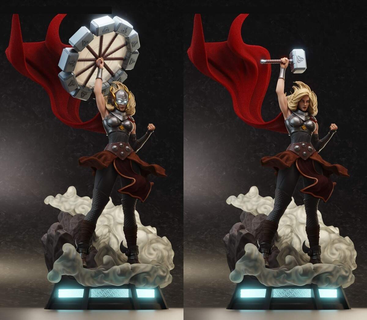 Marvel Lady Thor Jane Foster Archivo Stl Para Impresión 3d