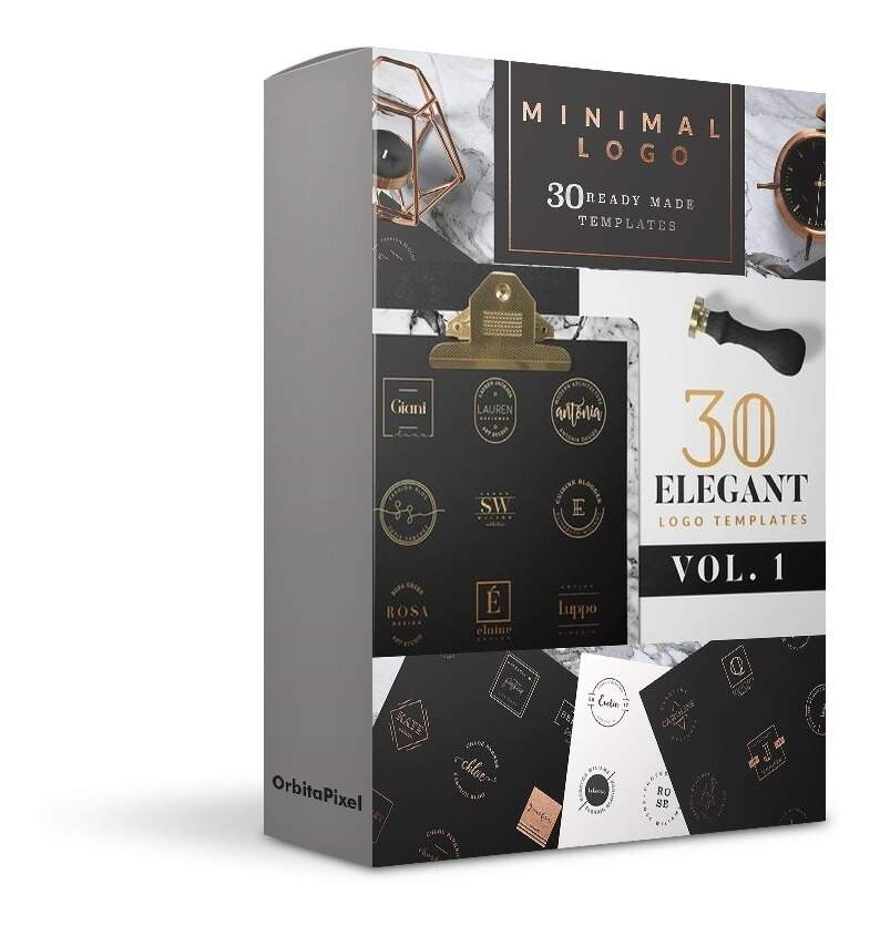 Mega Pack 50 Templates P/ Logo Minimalistas Modernos Vector