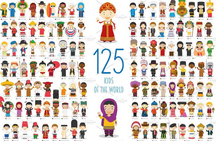 Megapack 600 Personajes Vectorizados Plantillas Png Sublimar