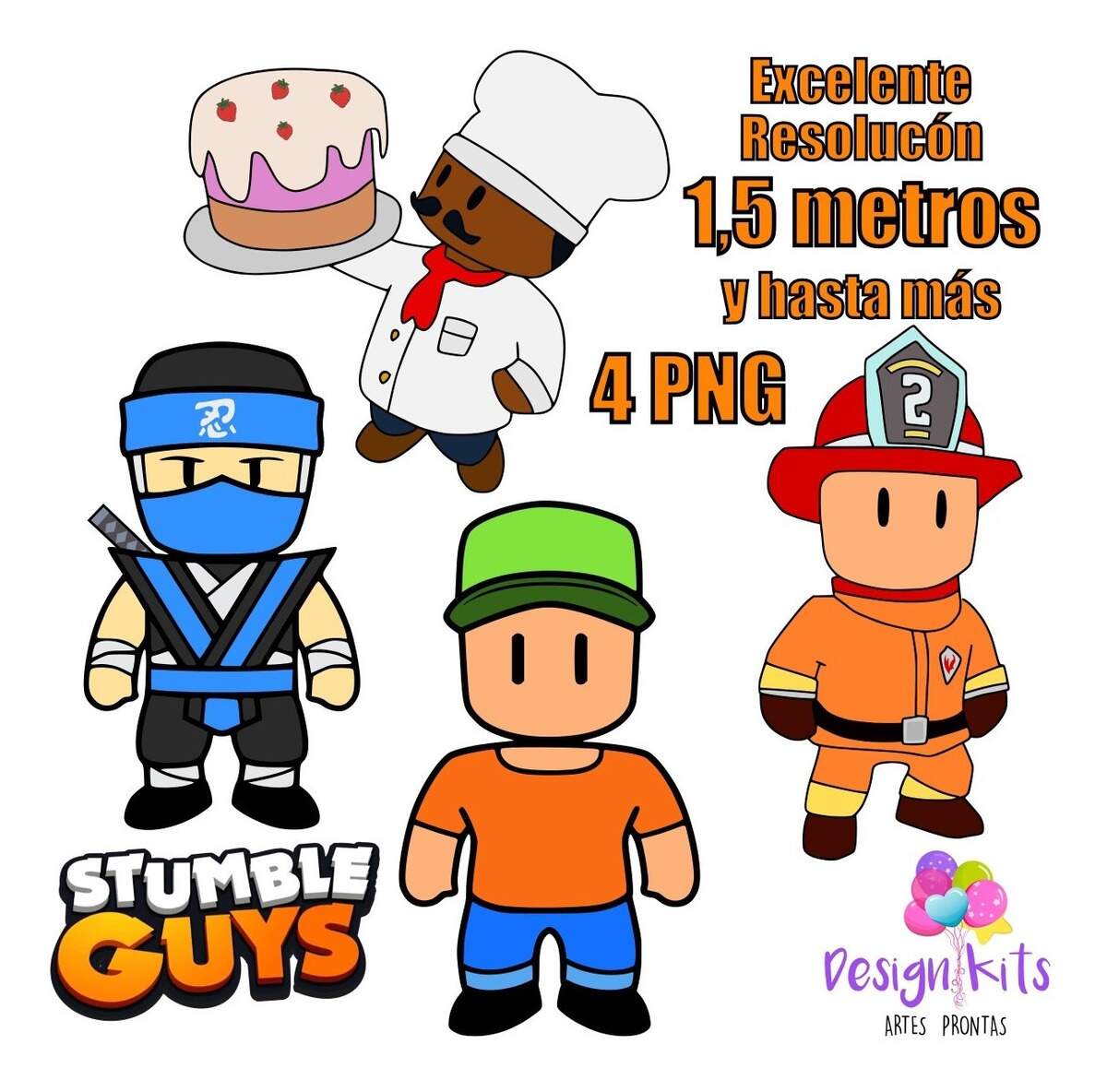 Stumble Guys Imágen Png Gran Formato