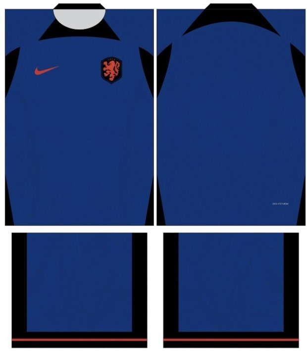 Vetor Holanda Visita 2022-2023 Template