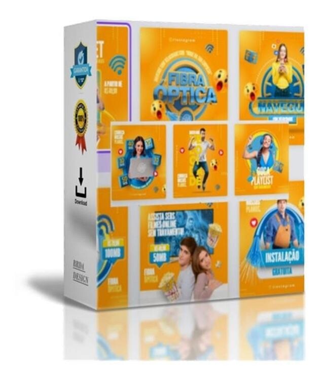 10 Pack De Artes Provedor De Internet Canva Editaveis