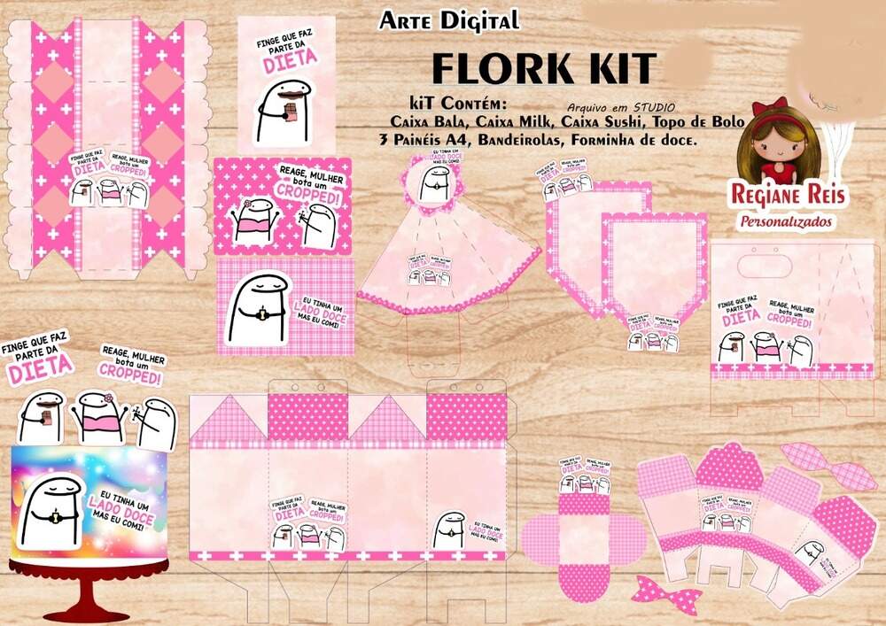 Arquivo De Corte Flork Flork 4 - Studio