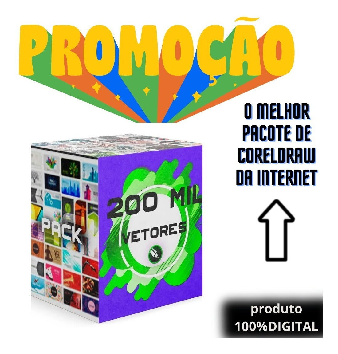 Mega Pack 200 Mil Vetores Editáveis De Coreldraw