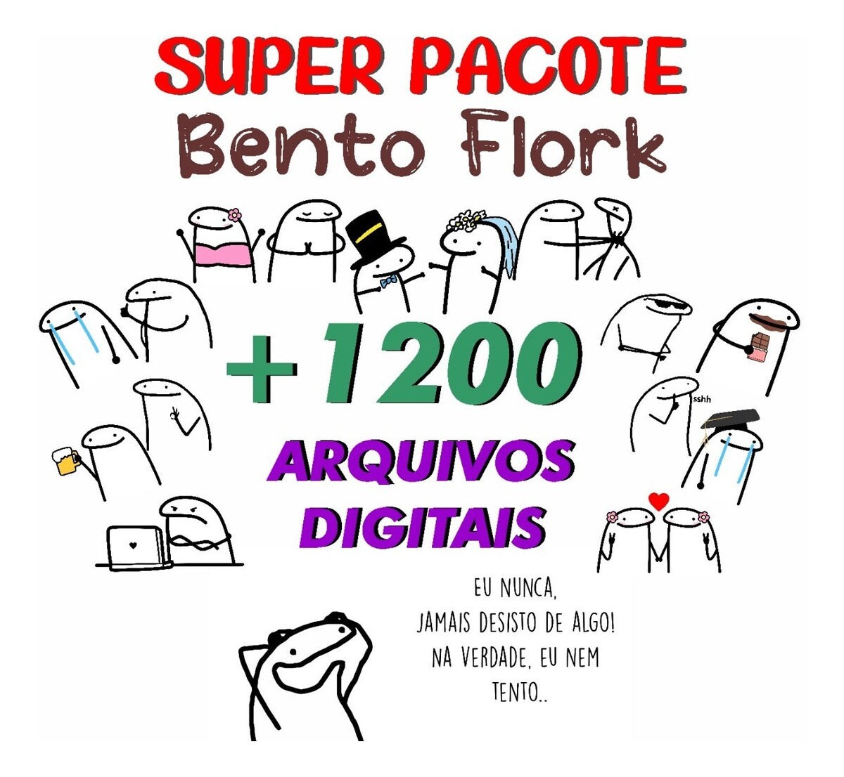 Mega Pack Vetores P/ Sublimação Bento Flork Editaveis
