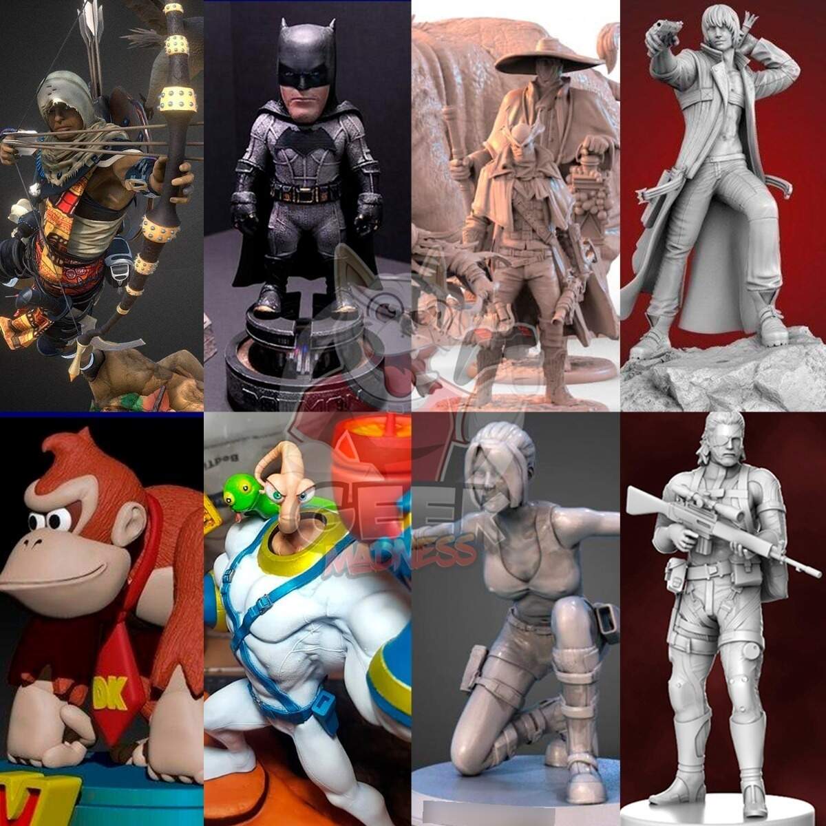 Pack Stl 3d Video Juegos + 150gb Contenido + 6.000 Archivos