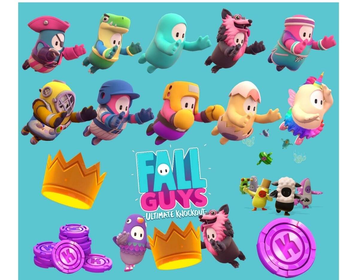 Kit Digital Fall Guys Clipart Png