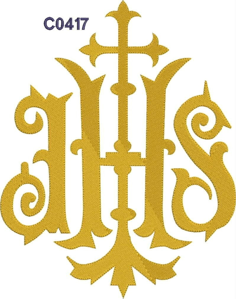 Matriz Bordado Gráfico Ponto Cheio Religião Jhs C0417