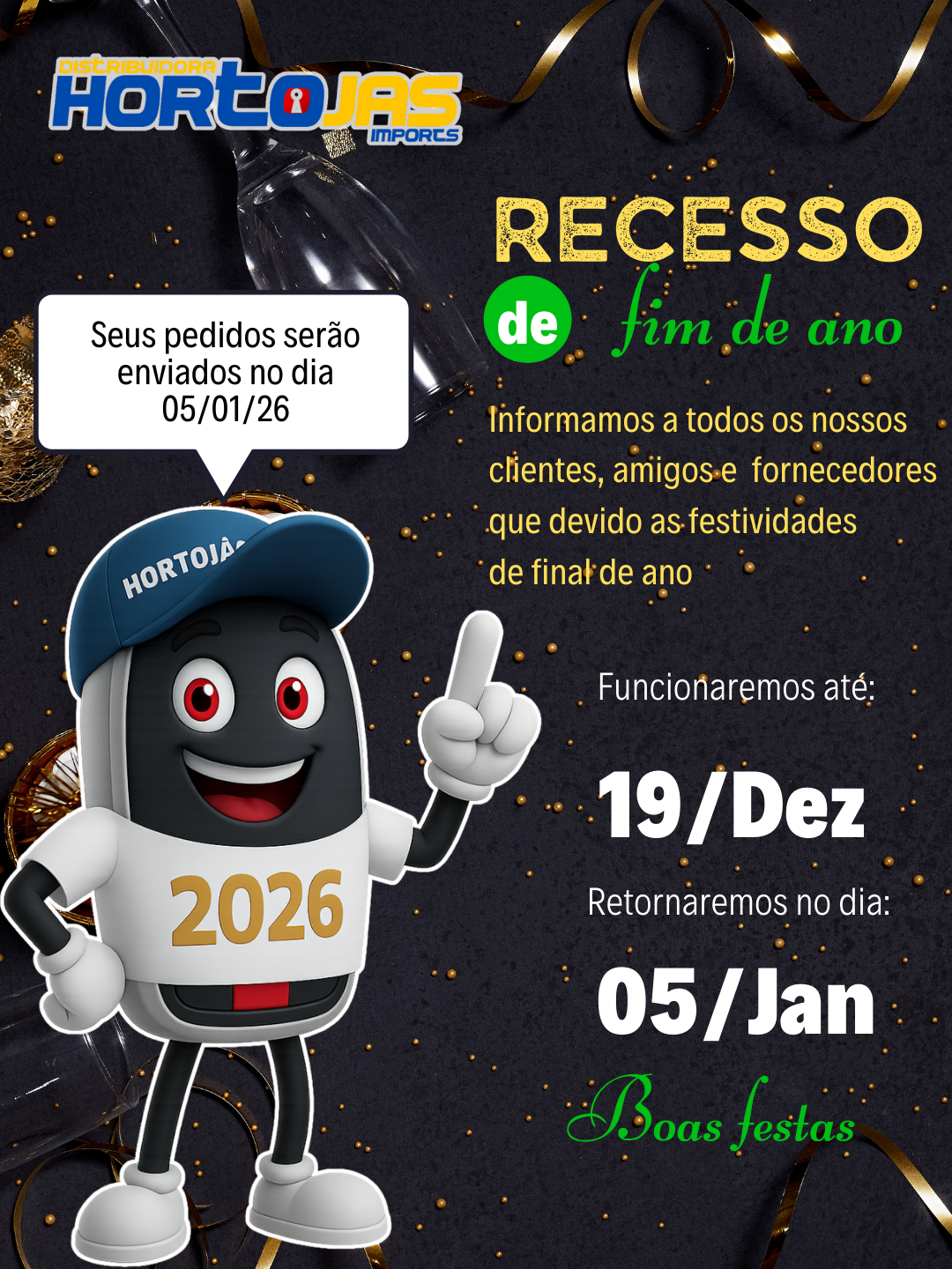 Capa Clio - Hortojas Distribuidora Imports